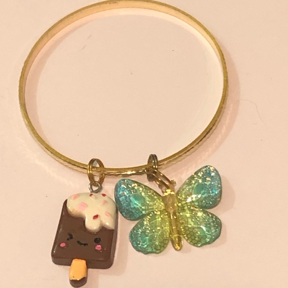 Hand Crafted | Jewelry | Kids Charm Bangles 2 Charms 2 Bangle | Poshmark